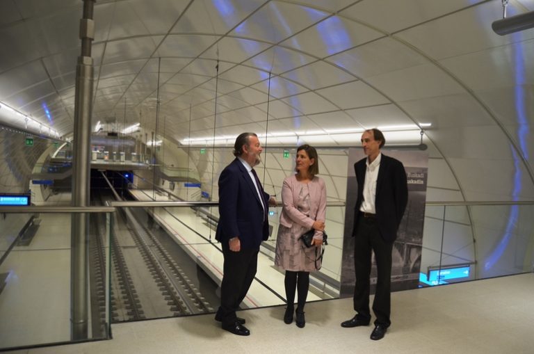 La nueva estación del Topo-Metro de Donostialdea en Altza registra un ...
