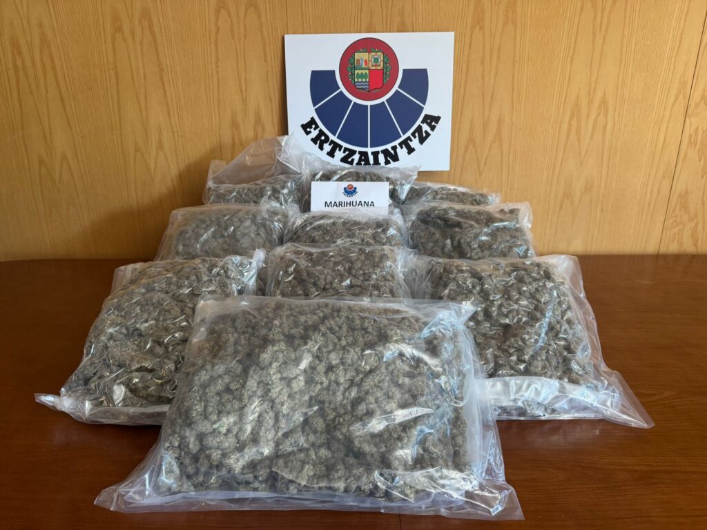 Arrestado en Irun con 10 kilos de marihuana en el maletero tras ...